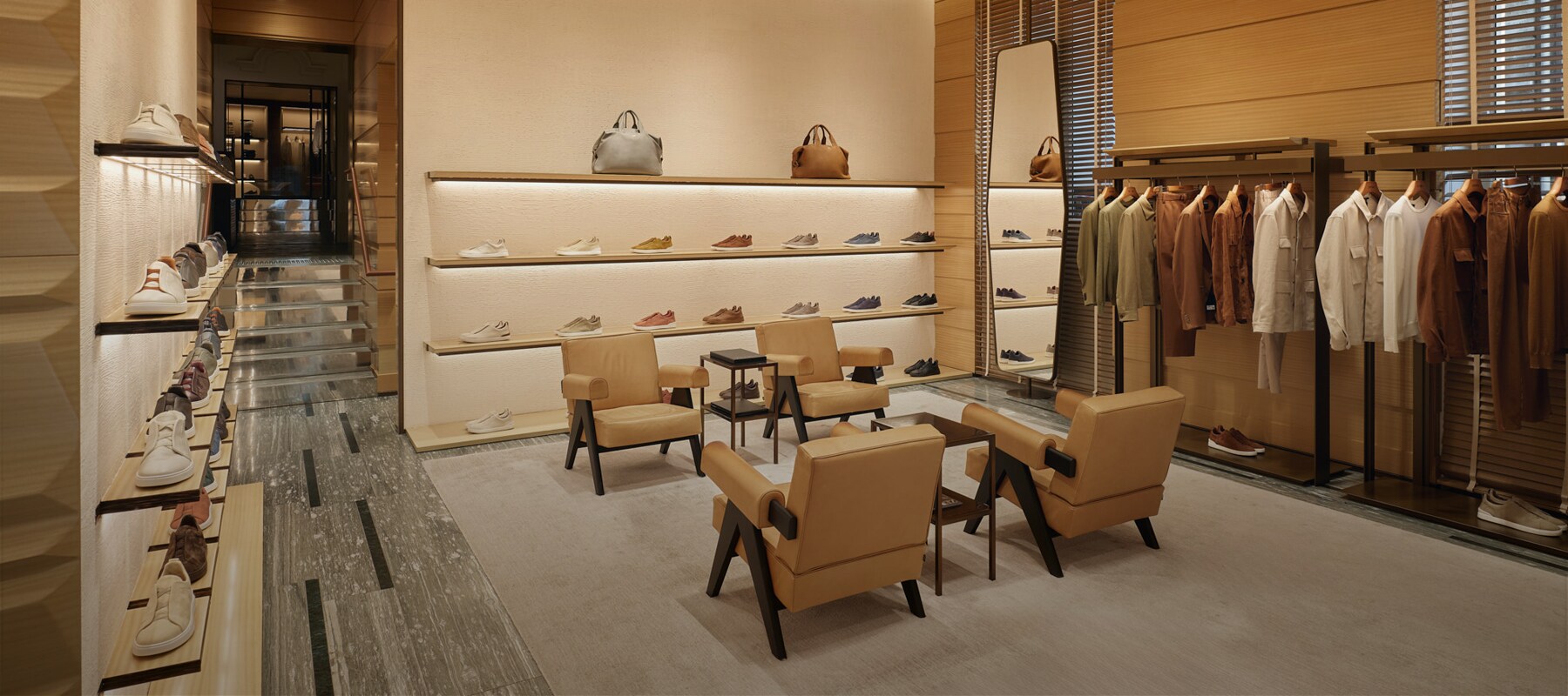 Zegna The Shops at Crystals - PWI Construction, Inc.